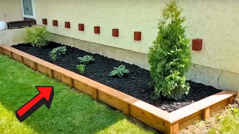 DIY Garden Bed Edging Anybody Can Do - DIY Joy