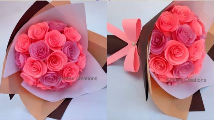 DIY Paper Flower Bouquet - DIY Joy