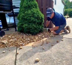 DIY Rock Landscaping Idea - DIY Joy