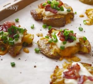 Super Easy & Crispy Mini Potato Snack Recipe - DIY Joy