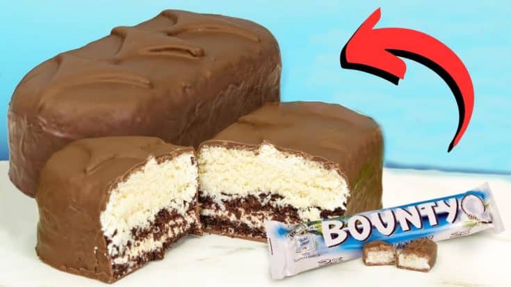 How to Make a Giant Bounty Bar Cake - DIY Joy
