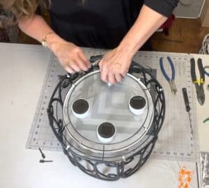 How to Make an Outdoor Solar Chandelier - DIY Joy