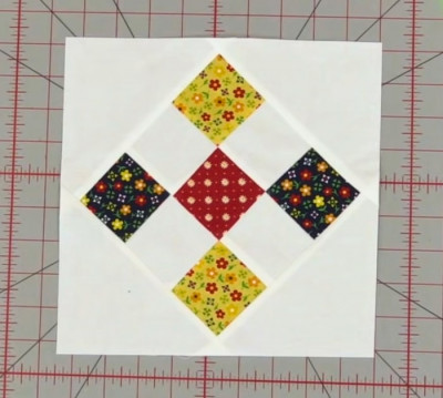 Nine Patch on Point Quilt - DIY Joy