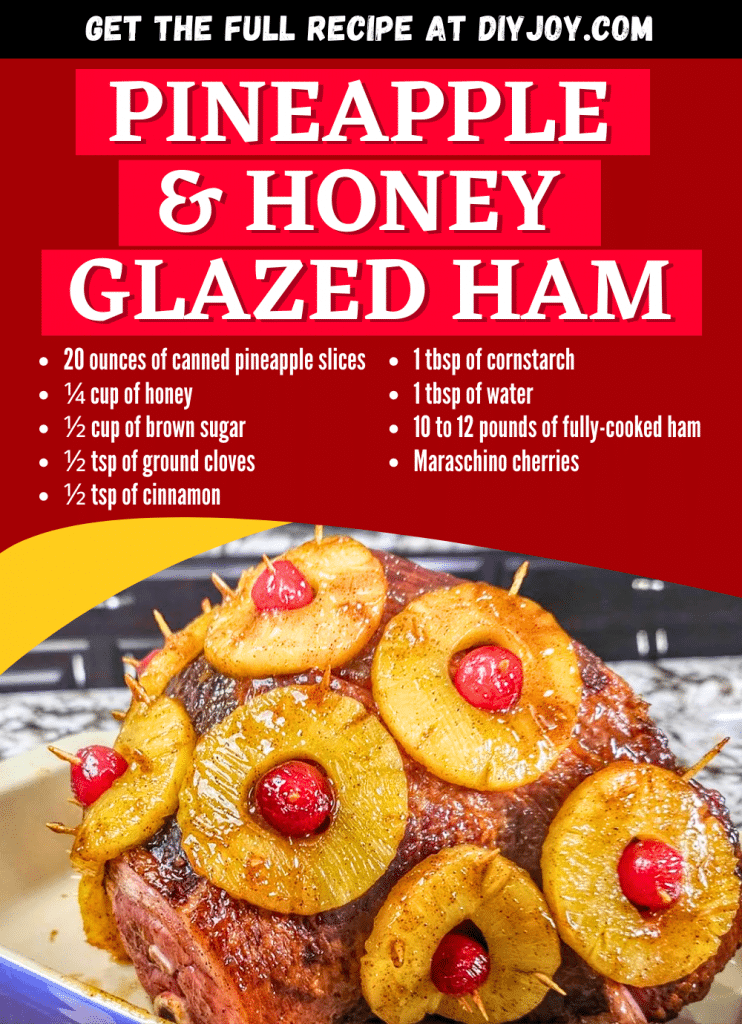How to Make Classic Pineapple & Honey Glazed Ham at Home - DIY Joy