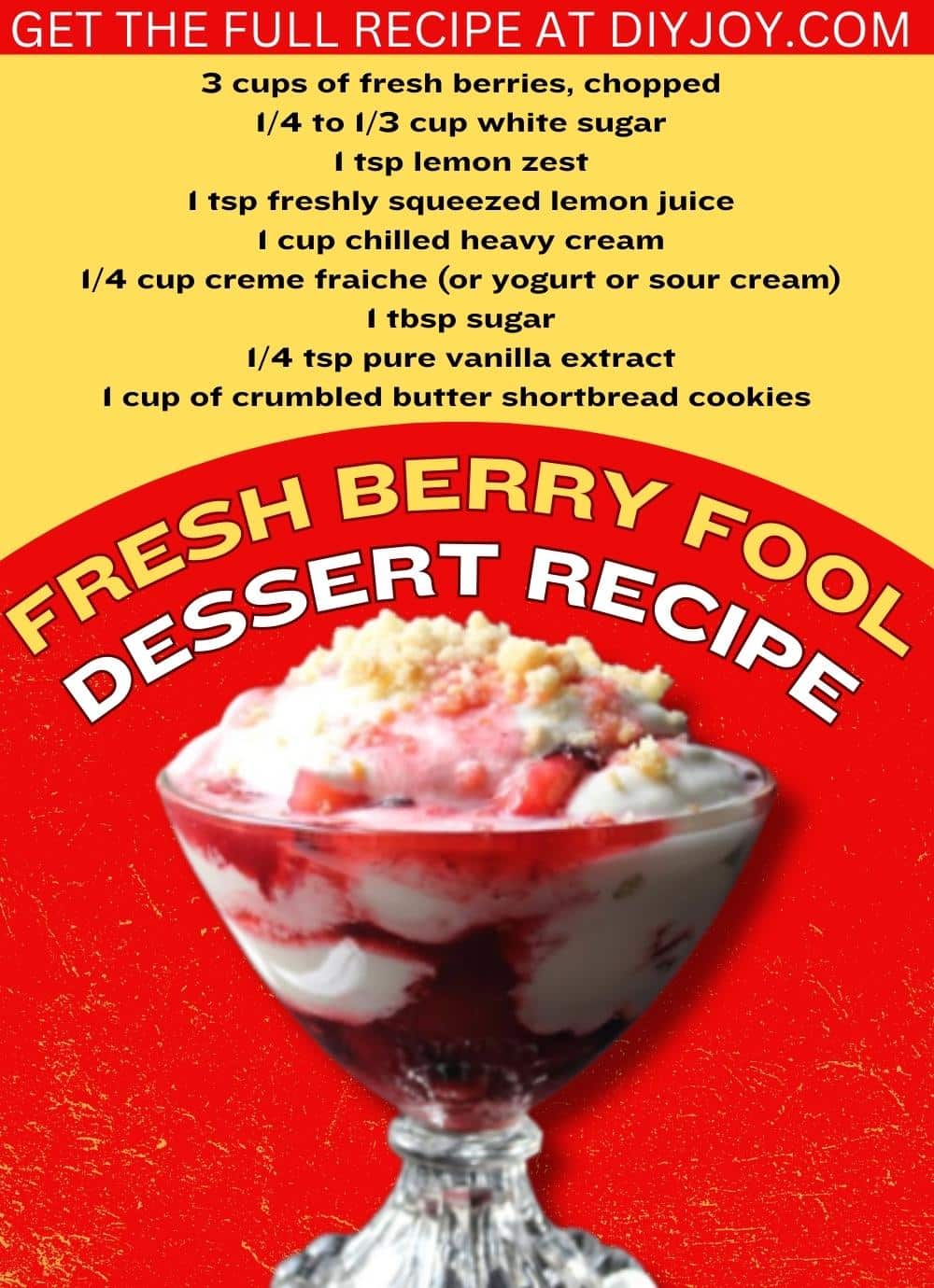 Fresh Berry Fool Dessert Recipe
