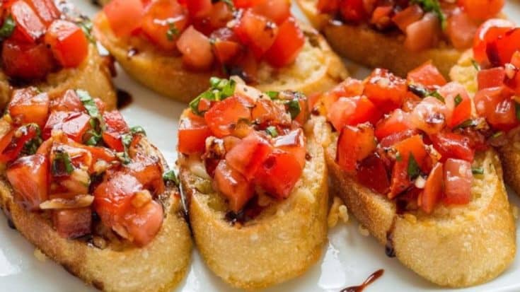 Authentic Italian Tomato Bruschetta - DIY Joy