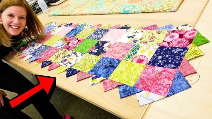 Donna's Prairie Points Runner Quilt Tutorial (No Pattern Needed) - DIY Joy