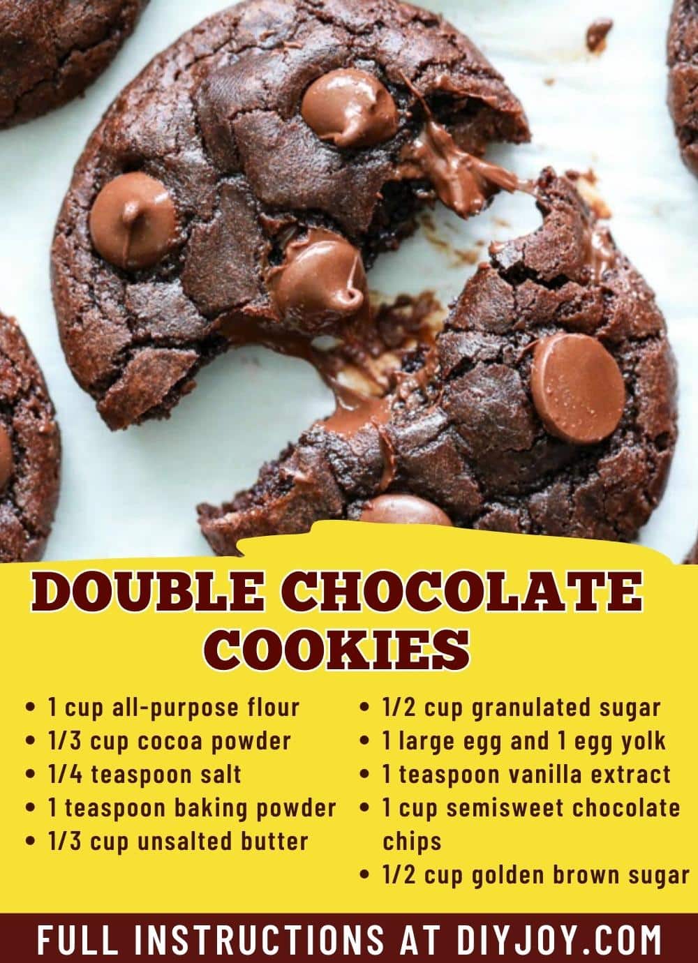 Yummy Double Chocolate Cookies