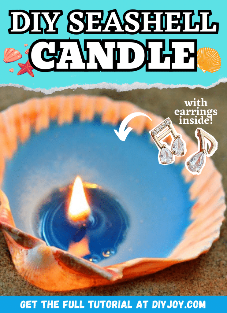 Easy DIY Seashell Candles | Perfect Gift or Giveaway Idea - DIY Joy