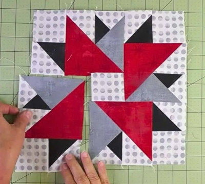 Easy Double Aster Quilt Block Tutorial (with Free Pattern) - DIY Joy