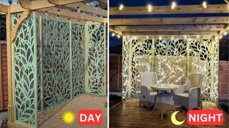 Easy DIY Leaf Garden Screens - DIY Joy