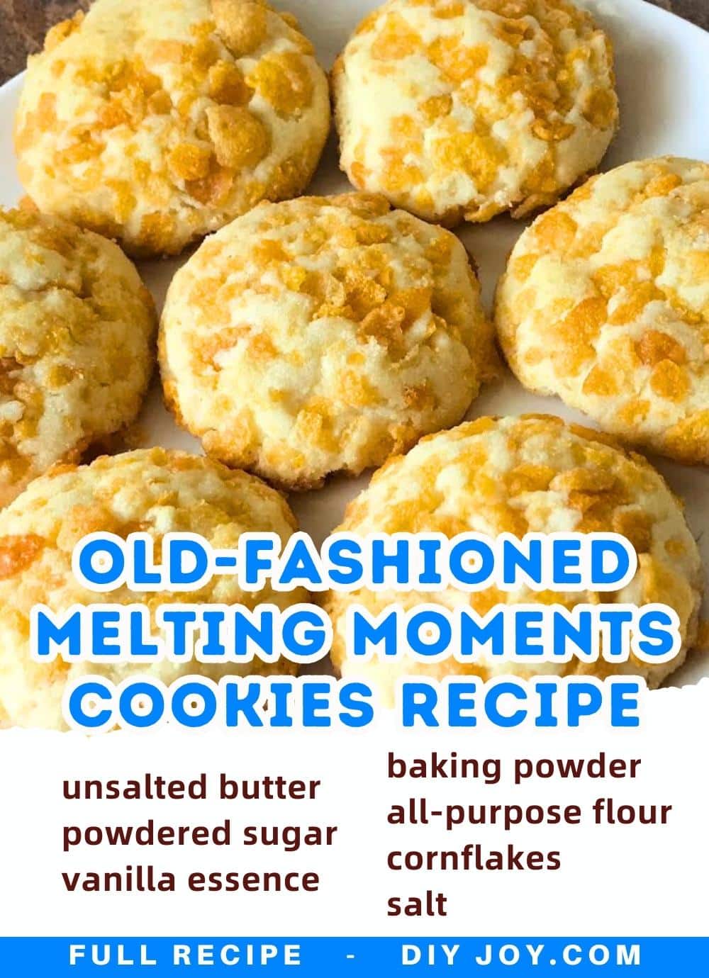 Old-Fashioned Melting Moments Cookies Recipe