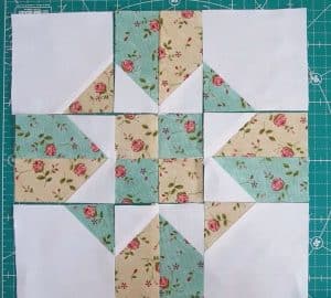 Quick Patchwork Centerpiece Mat With Just Squares - DIY Joy