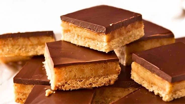 Super Easy and Delicious Caramel Bars Recipe - DIY Joy