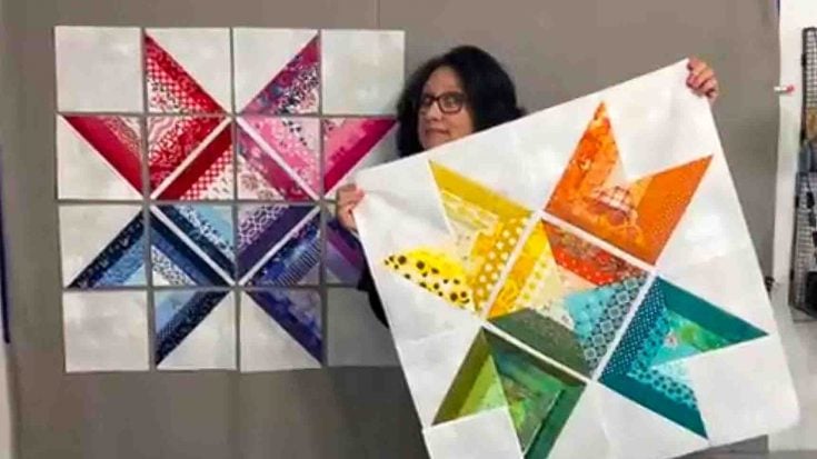 Fiesta Star Quilt Block Tutorial - DIY Joy