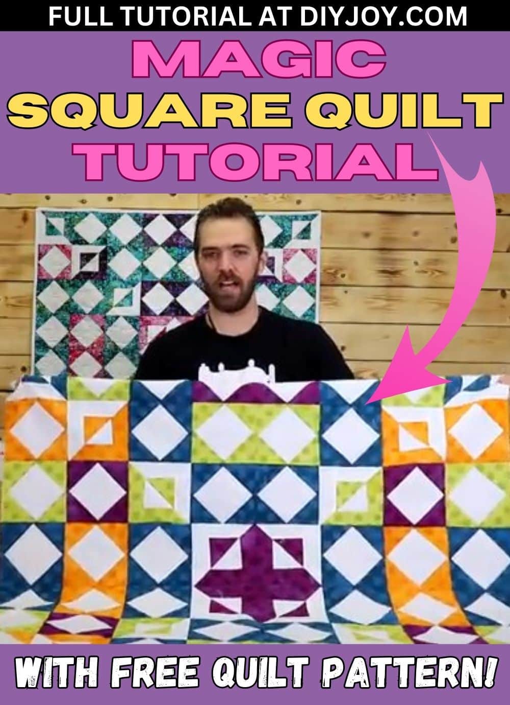 Magic Square Quilt with Free Pattern