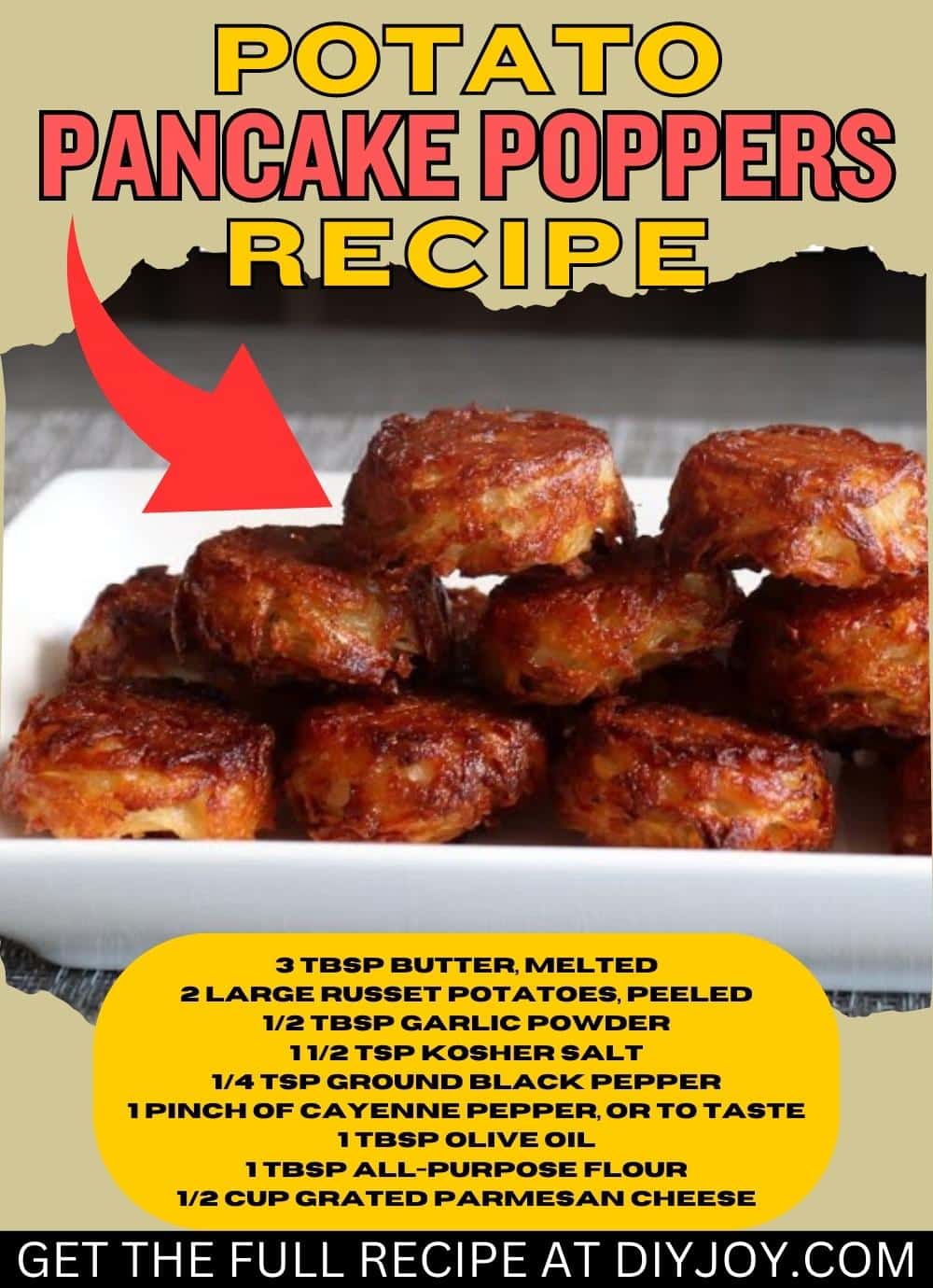 Crispy Potato Pancake Poppers Recipe