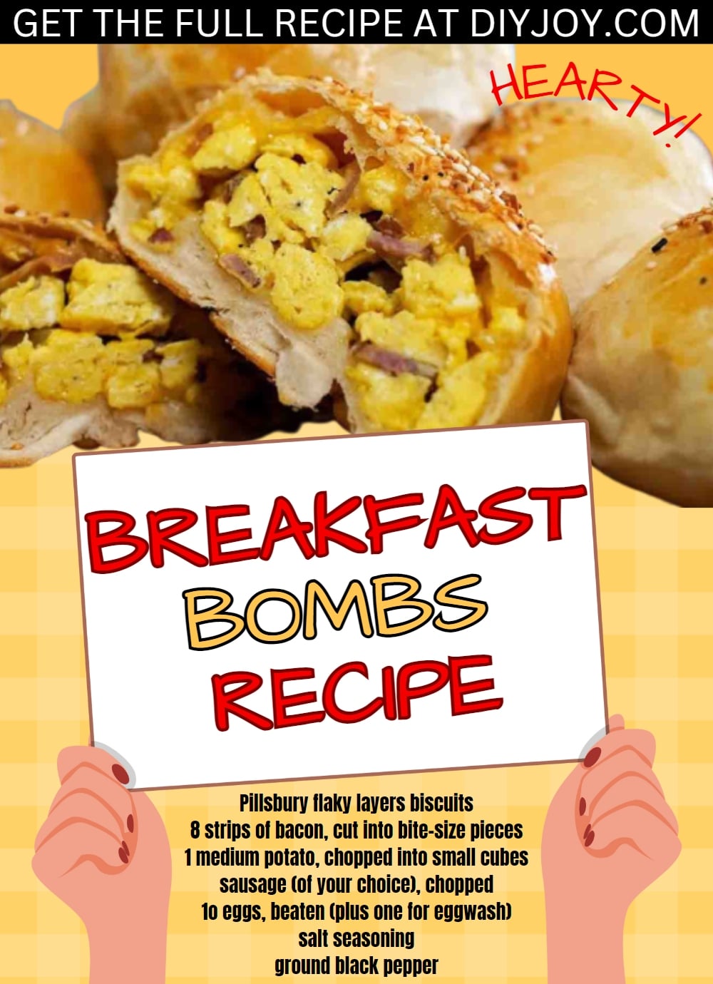 Hearty Breakfast Bombs Recipe