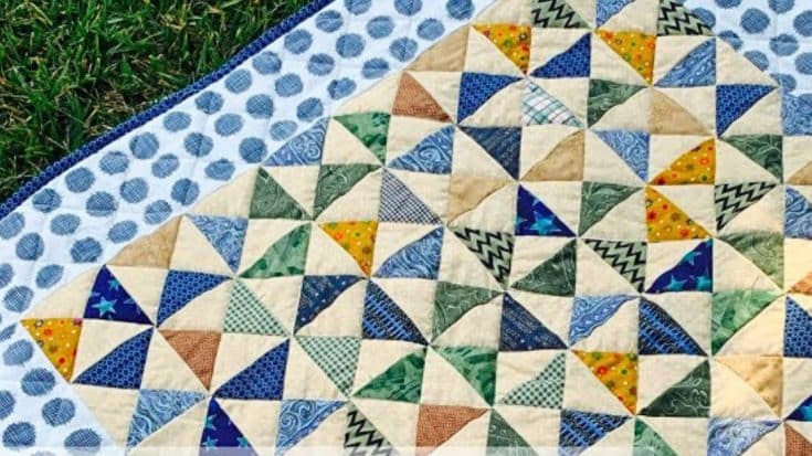 Baby Hourglass Quilt Block (Step-By-Step) - DIY Joy
