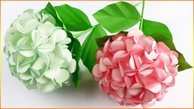 DIY Paper Hydrangea - DIY Joy