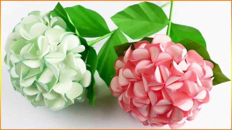 DIY Paper Hydrangea - DIY Joy