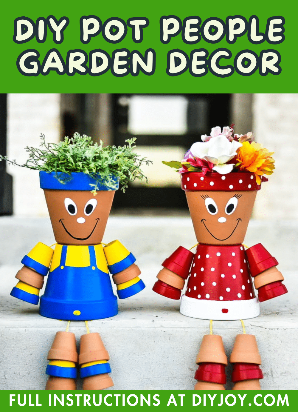DIY Pot People Garden Decor