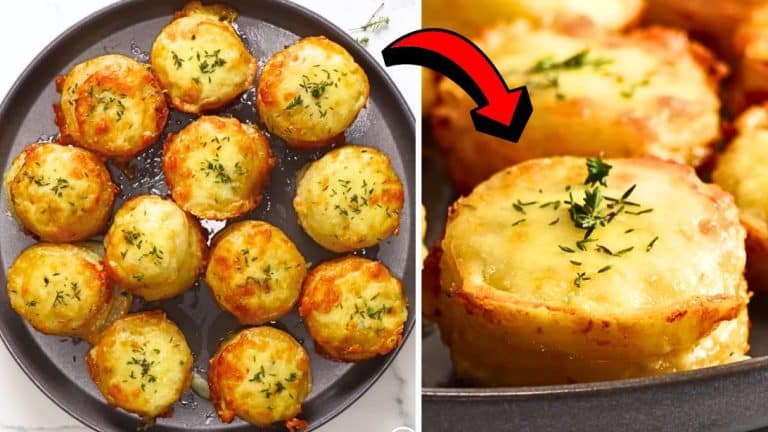 Easy Mini Potato Gratin Stacks Recipe - DIY Joy