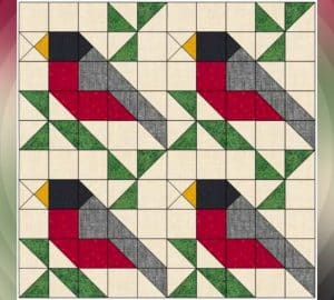 Easy-to-Make Robin Quilt Block (with Free Pattern) - DIY Joy