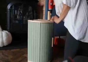 DIY Bedside Table Using IKEA Bread Bins - DIY Joy