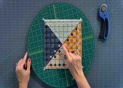 Easy Quarter-Square Triangle Blocks - DIY Joy