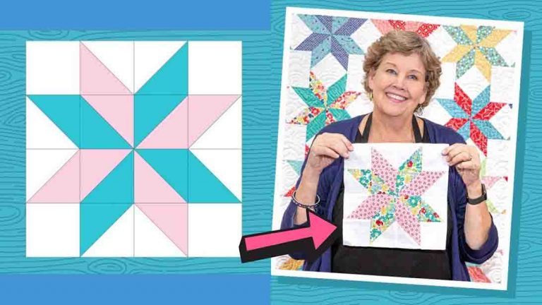 Lemon Star Quilt with Jenny Doan - DIY Joy