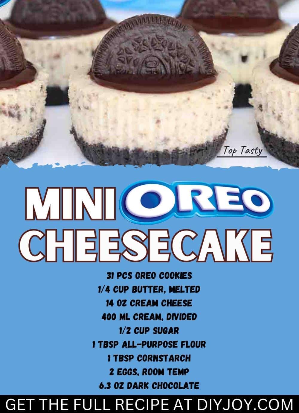 Mini Oreo Cheesecake Recipe