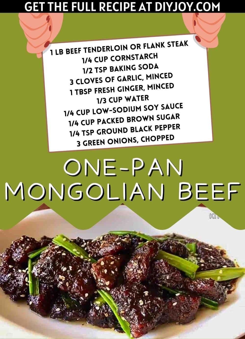 One-Pan Mongolian Beef Recipe