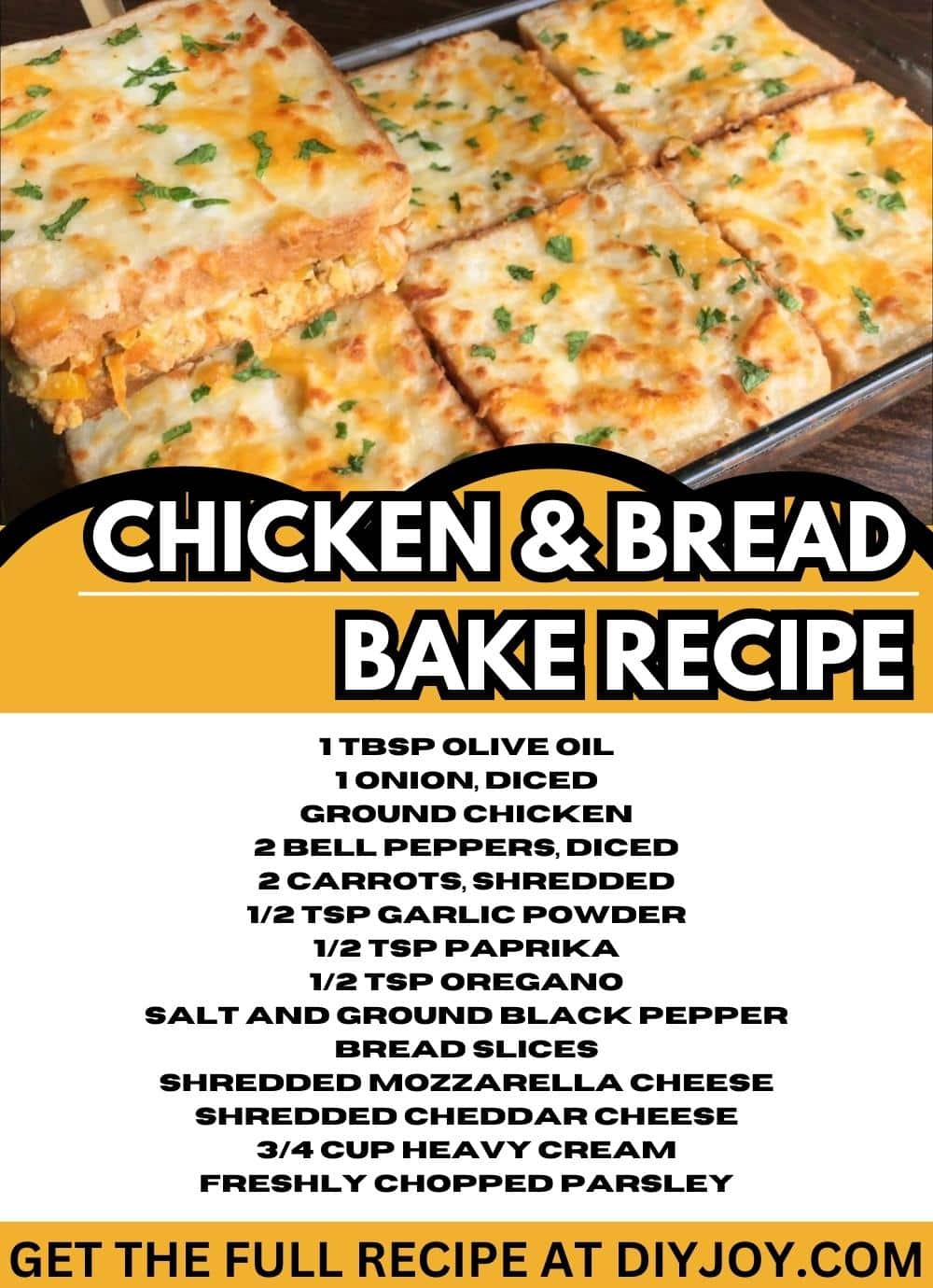 Quick Chicken and Bread Bake Recipe