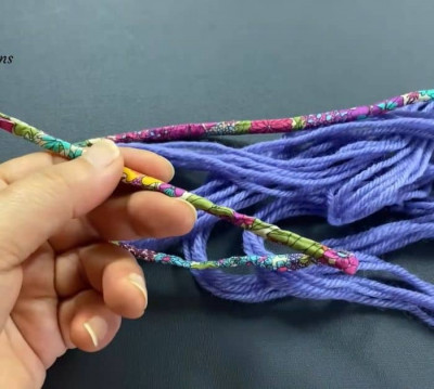 Braided Fabric Statement Bracelet - DIY Joy