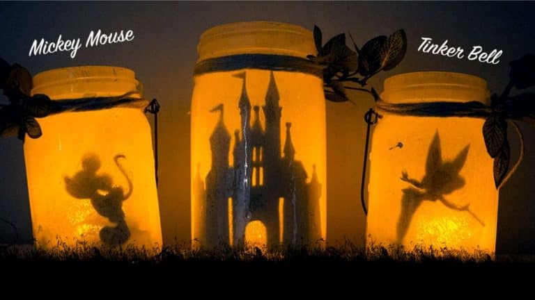 Easy Disney-Inspired DIY Glow Jars Tutorial - DIY Joy