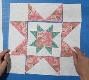 Easy Double Sawtooth Star Quilt Block Tutorial (with Free Pattern ...