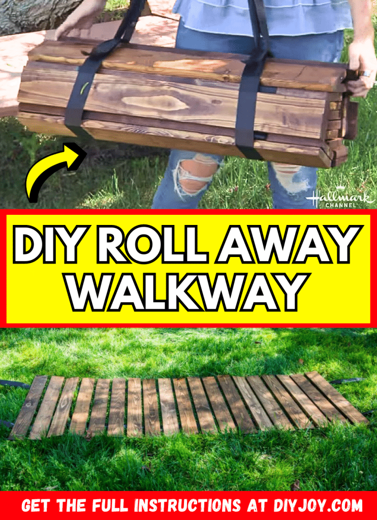 How to Make a DIY Roll Away Walkway - DIY Joy