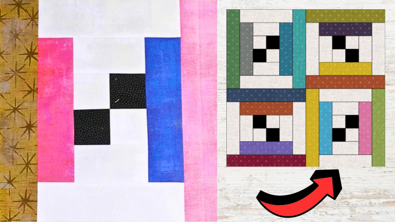 Super Easy Courthouse Steps Quilt Block Tutorial - DIY Joy