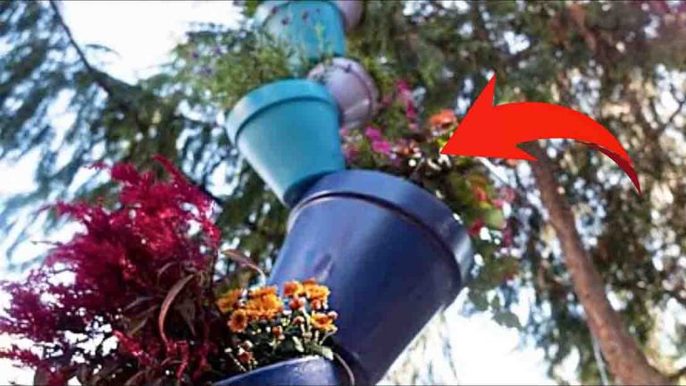 DIY Stacked Flower Pots Tutorial - DIY Joy