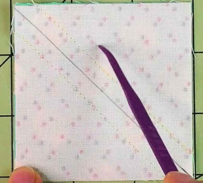How to Make a Mini Churn Dash Quilt Block - DIY Joy