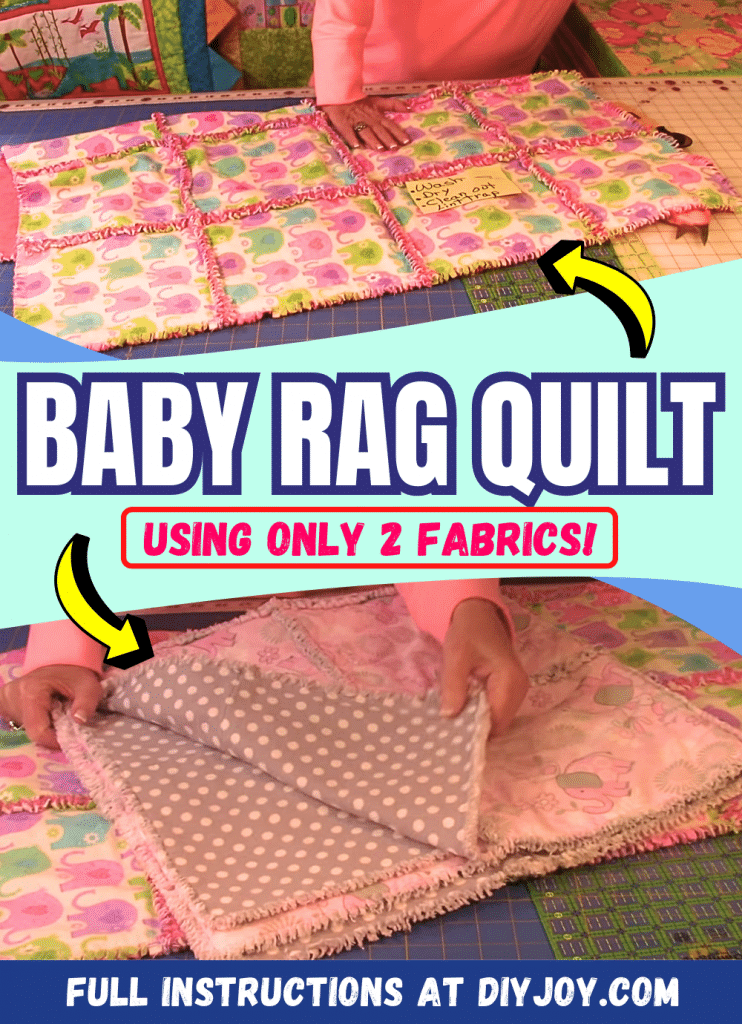 How to Make a Simple Baby Rag Quilt - DIY Joy