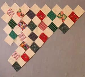 Simple Squares On Point Quilt - Fabric Buster Project - DIY Joy
