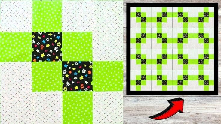 Super Easy Arrowhead Puzzle Quilt Block Tutorial - DIY Joy