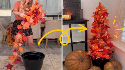 DIY Easy Fall Tree Tutorial - DIY Joy