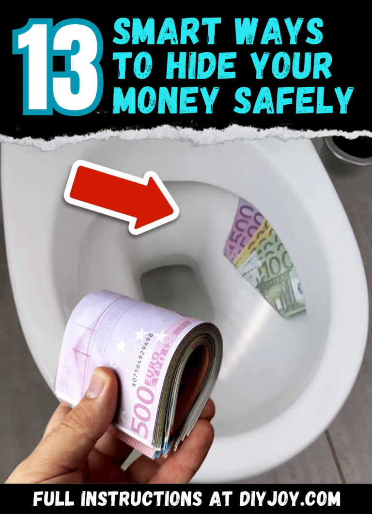 13 Smart Ways To Hide Your Money Safely - DIY Joy