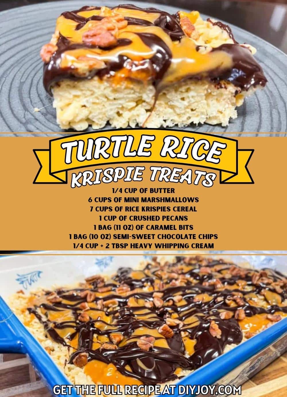 Turtle Rice Krispie Treats Recipe
