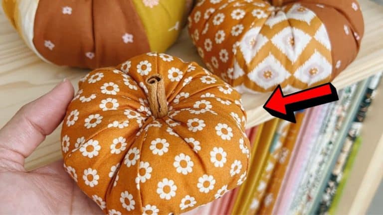 Cute Fall Fabric Pumpkins - DIY Joy