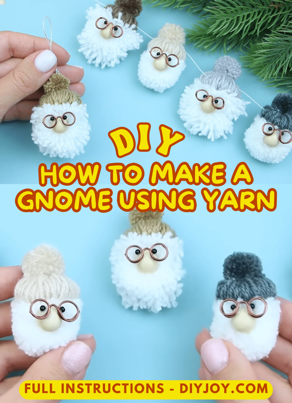 How to Make a Gnome Using Yarn