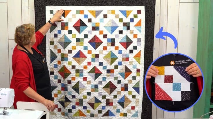 Diamond Chain Quilt With Jenny Doan - DIY Joy